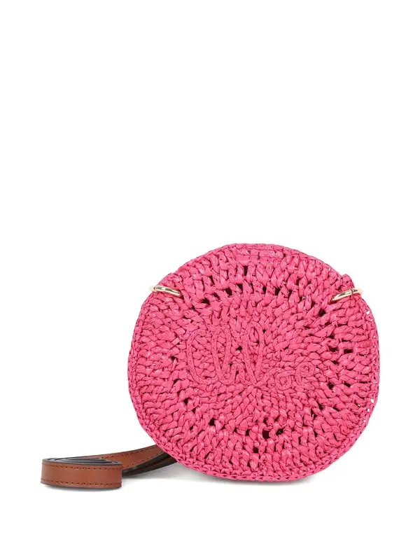 Chloé Woven Mini Shoulder Bag - Fuchsia