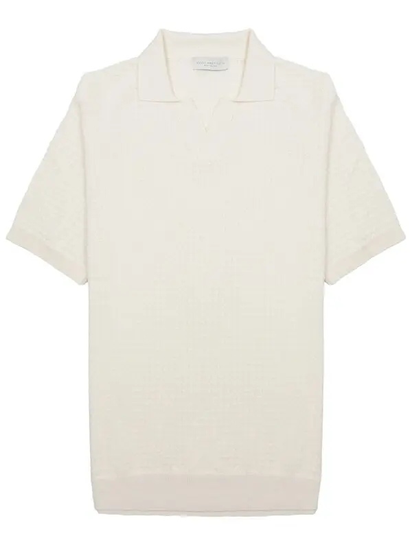 LUIGI GENTILE Classic Polo Shirt - Ivory