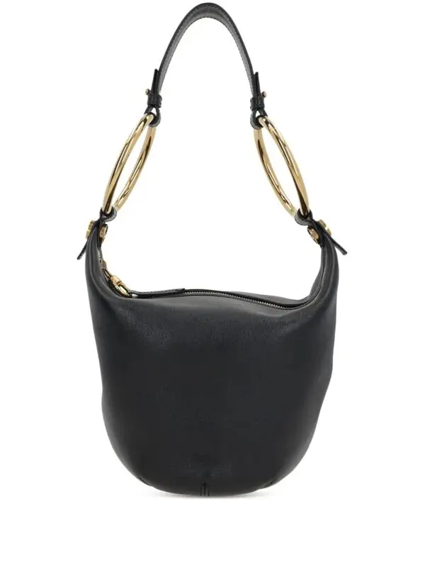 Chloé Shiny Grained Calfskin Bracelet Mini Bag - Black