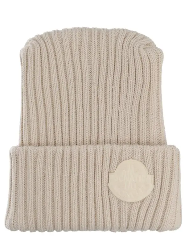 Moncler Virgin Wool Cap Fw24 Collection
