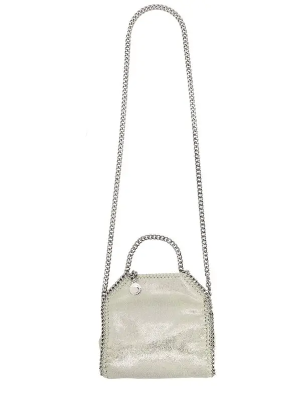 Stella McCartney Mini Metallic Handbag - Silver
