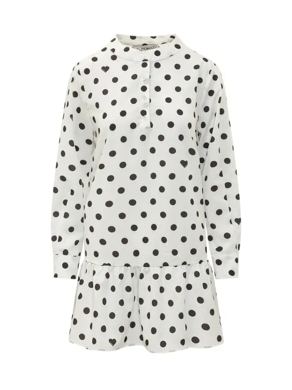 Fiorucci Mini Polka Dot Suit Dress