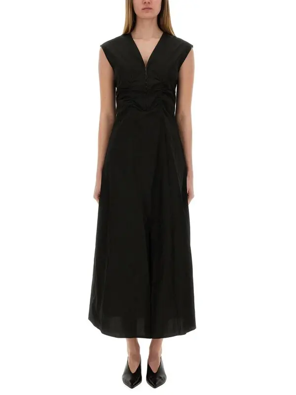 ALYSI Long Poplin Dress