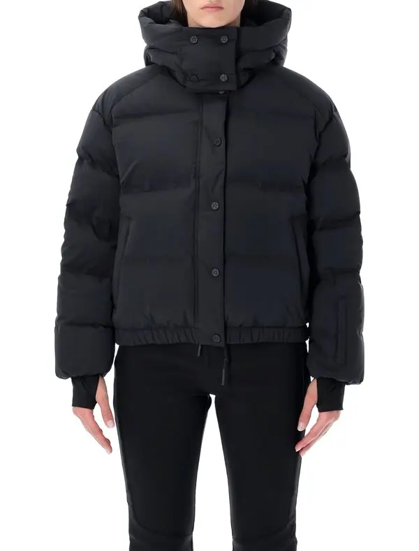 Perfect Moment Quilted Down Hooded Ski Jacket