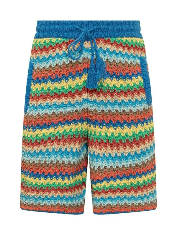 Alanui Stylish Mini Shorts With Adjustable Waist