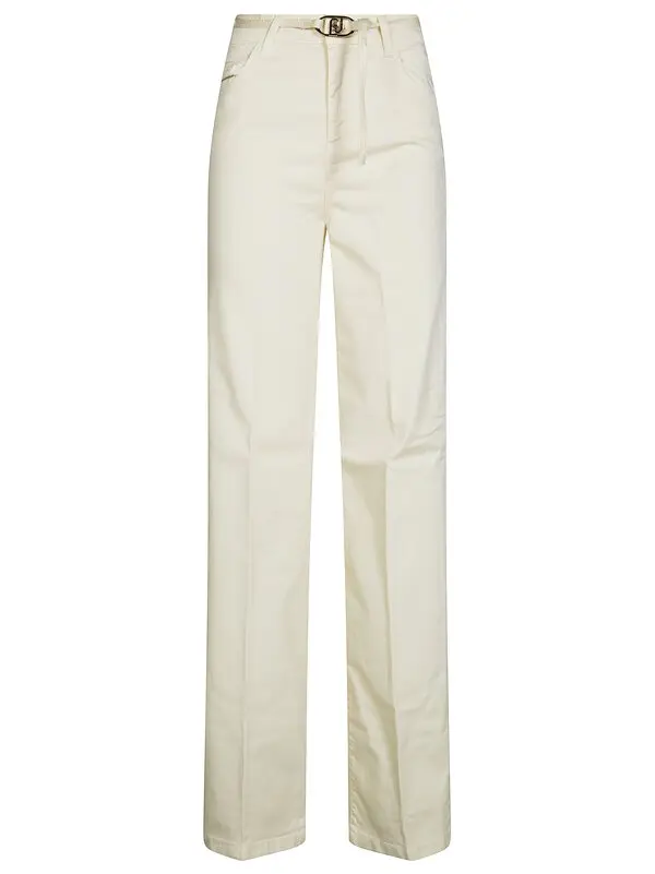 Liu Jo High-waisted Flare Jeans For Ss26 Collection - Bianco