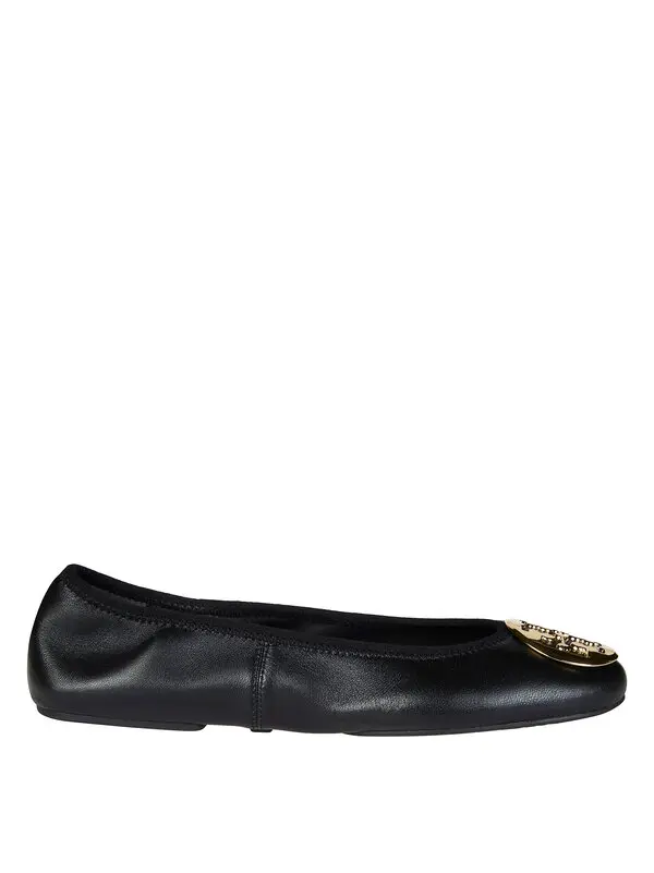 Tory Burch Travel Ballet Flats For Perfect For Ss26 - Nero