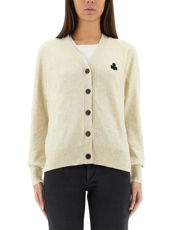 MARANT ETOILE Karin Oversized Cardigan - Ivory