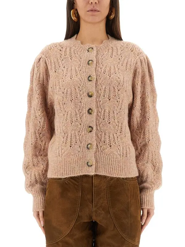 MARANT ETOILE Mini Cardigan With Alpaca Blend