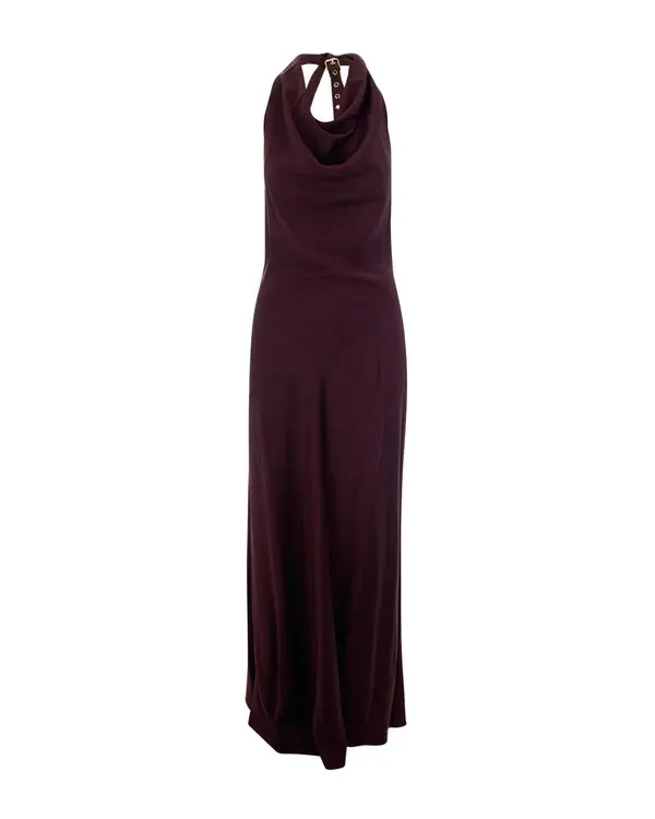 Liu Jo Cowl Neck Maxi Dress - Brushed