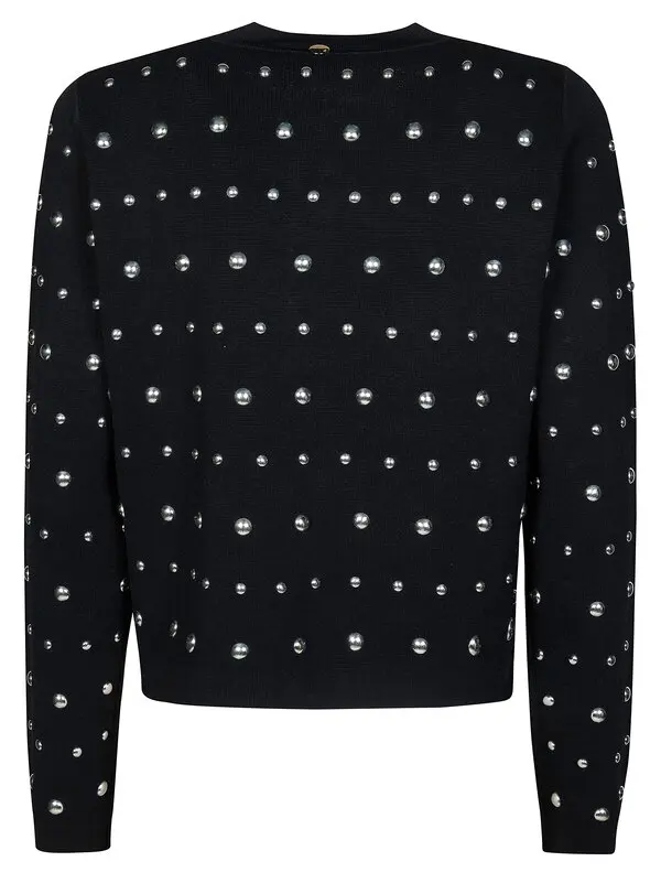 Liu Jo Long Sleeved Embellished Cardigan