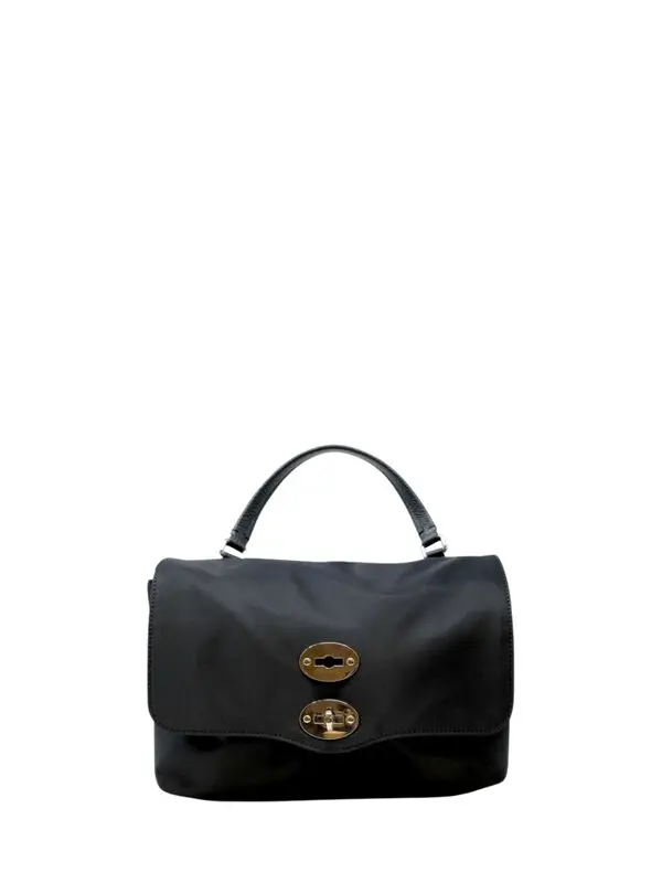 ZANELLATO Mini Top Handle Flap Bag With Twist-lock Fastening