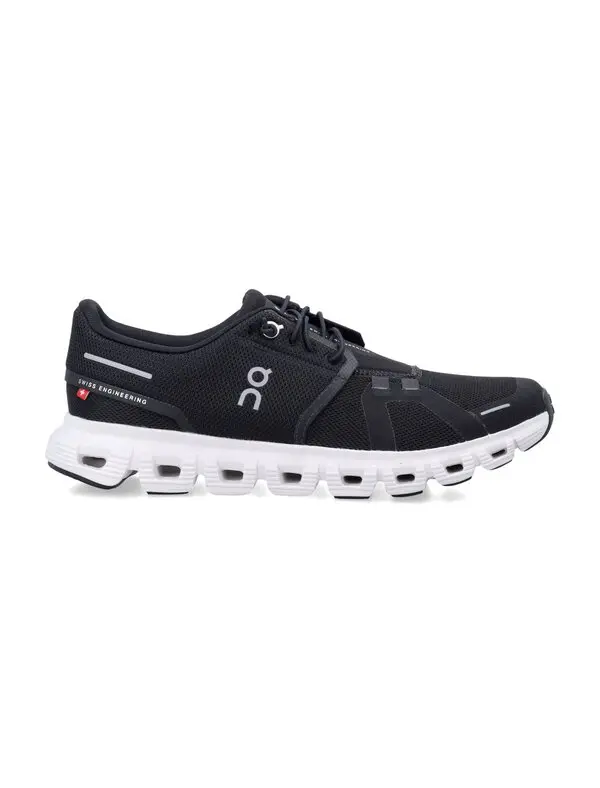 On Cloud Lace-up Athletic Sneakers - Black