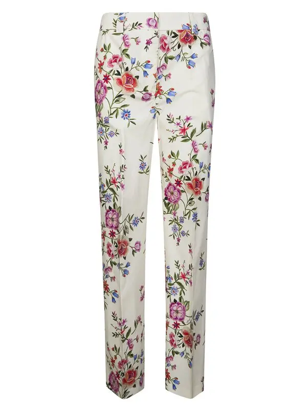 Liu Jo Floral Print Trousers - Multicolor