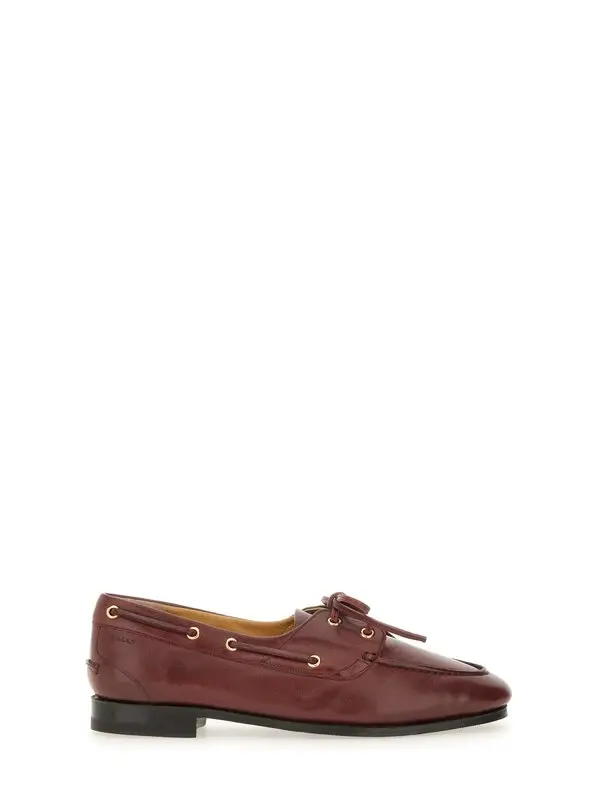 Bally Pathy Leather Lace-up Loafers - Brown