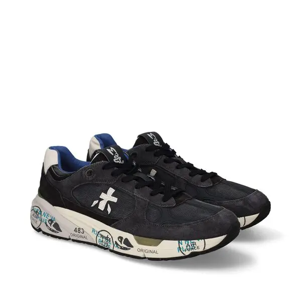 Premiata Low-top Lace-up Sneakers - Nero