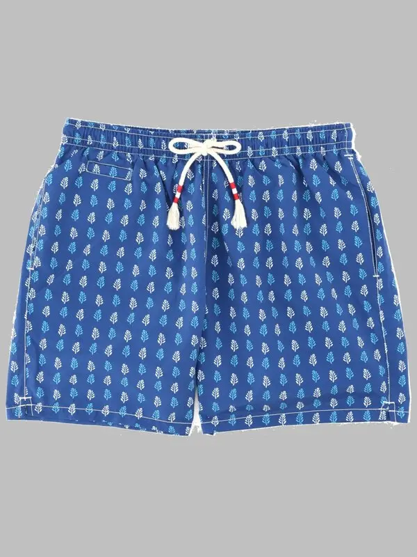 MC2 SAINT BARTH Printed Swim Trunks - Blue
