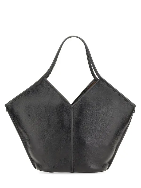 Hereu Distressed Leather Mini Handbag