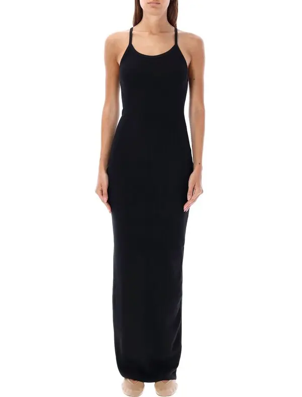 Eterne Tank Maxi Dress Butter Rib - Black