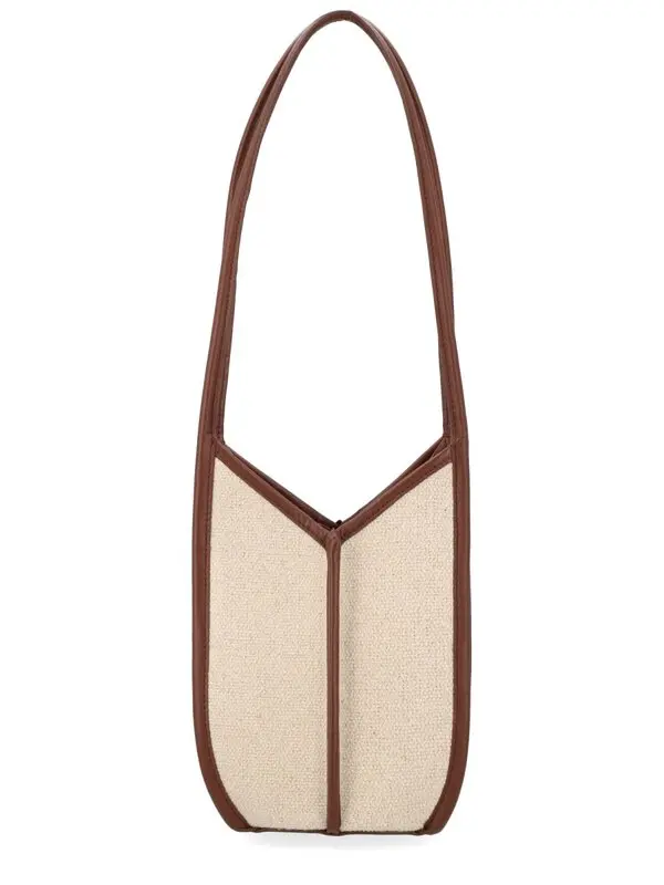 Hereu Bombon Leather Crossbody Bag - Ivory