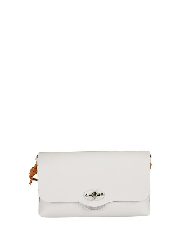 ZANELLATO Postina Lettera Small Leather Bag - Grey