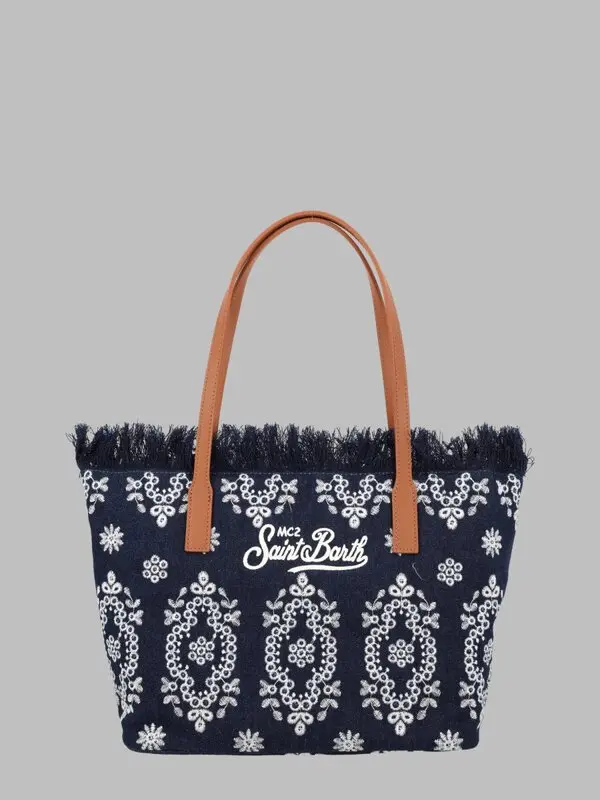 MC2 SAINT BARTH Embroidered Tote Bag