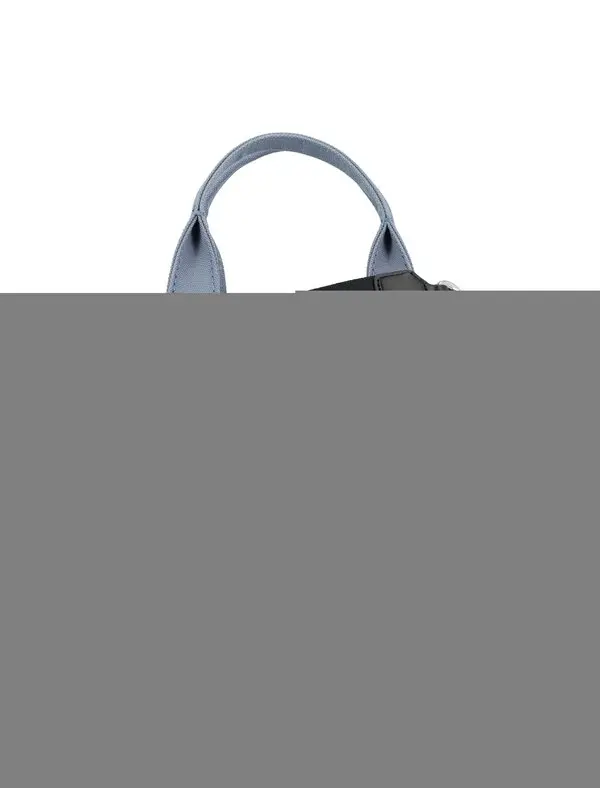 Marc Jacobs Mini Canvas Tote Handbag With Webbing Strap - Blue Shadow