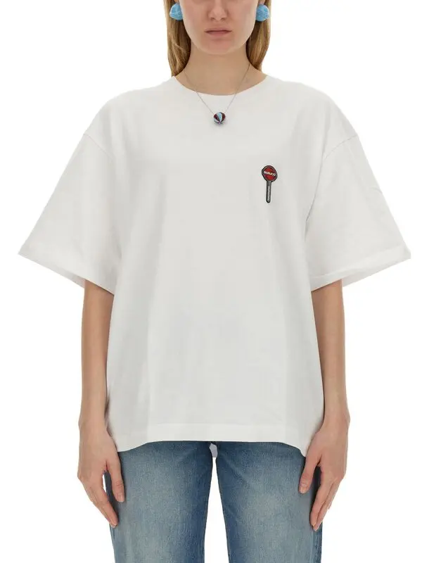 Fiorucci Lollipop Print Cotton T-shirt