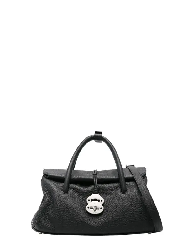 ZANELLATO Small Dotta Centauro Leather Bag - Black