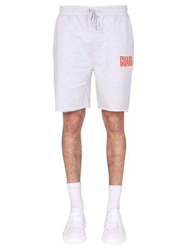 Helmut Lang Fleece Bermuda Shorts - Grey