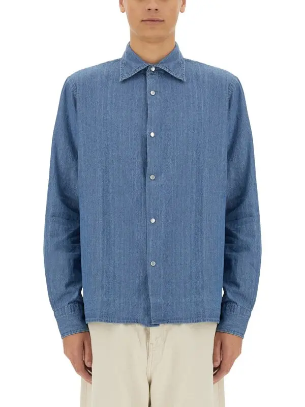 Aspesi Regular Fit 'west' Shirt
