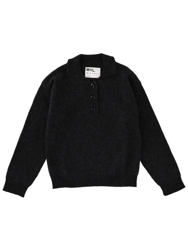 MARGARET HOWELL Lambswool Polo Shirt For