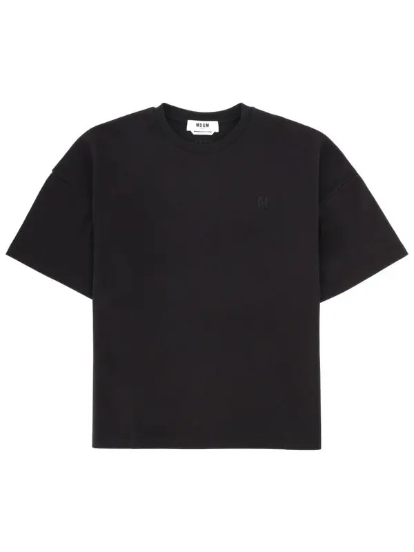 MSGM Classic T-shirt For Ss26 Collection - Black