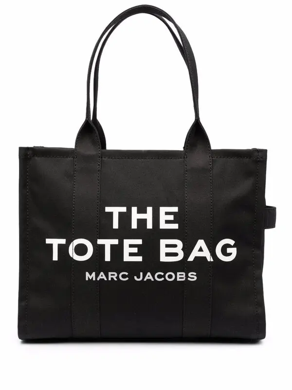 Marc Jacobs Large Canvas Tote Bag - Black