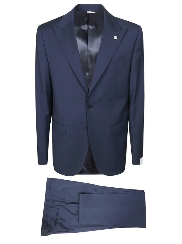 MANUEL RITZ Micro-pattern Suit