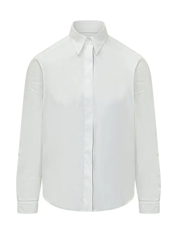 Brunello Cucinelli Long Sleeve Shirt - Bianco