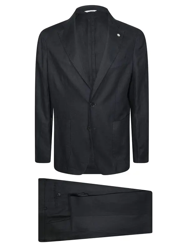 MANUEL RITZ Stylish Linen Suit Ss26 Collection