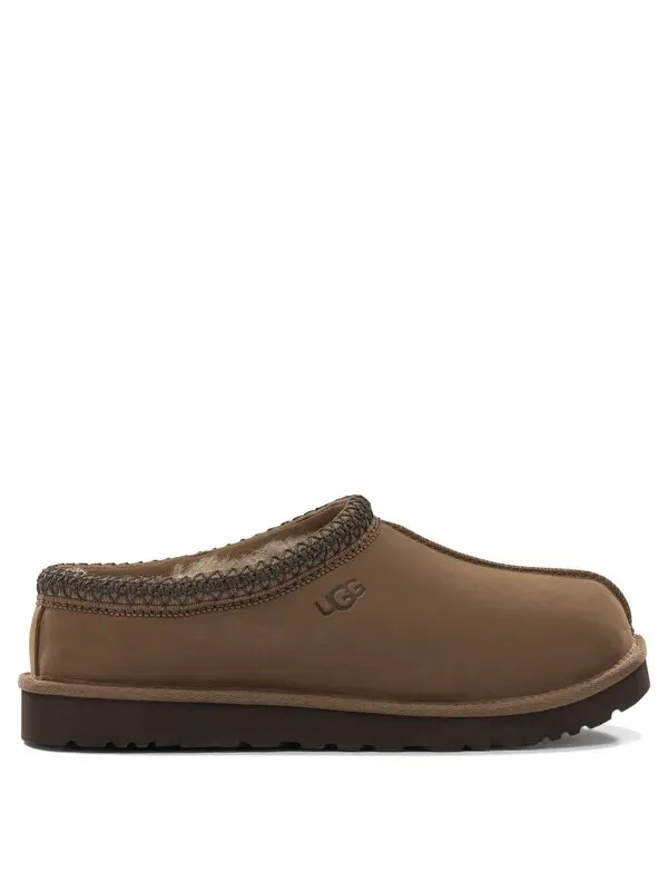 UGG Premium Leather Loafers & Slippers - Brown