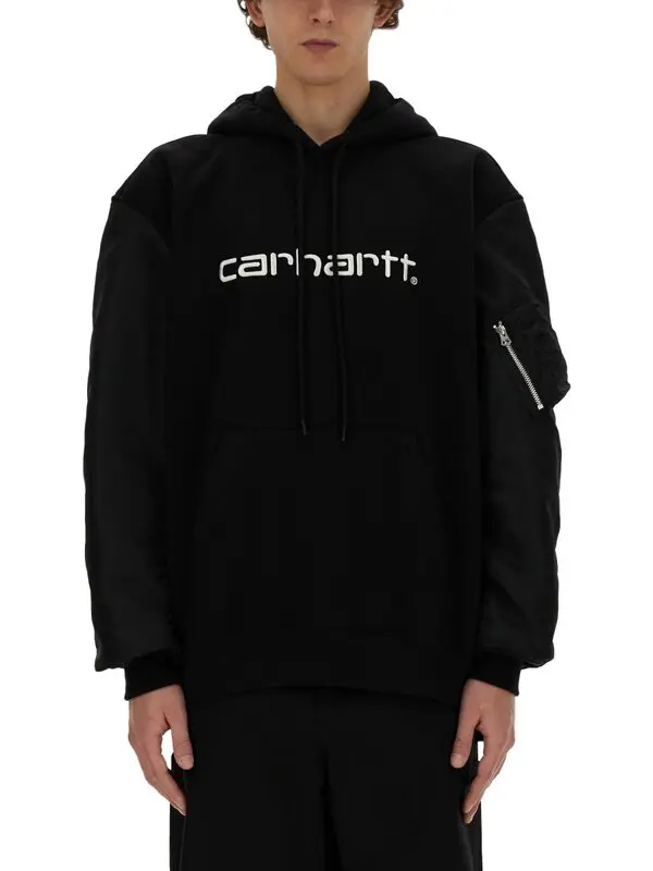 Junya Watanabe Oversized Collaboration Sweatshirt - Black