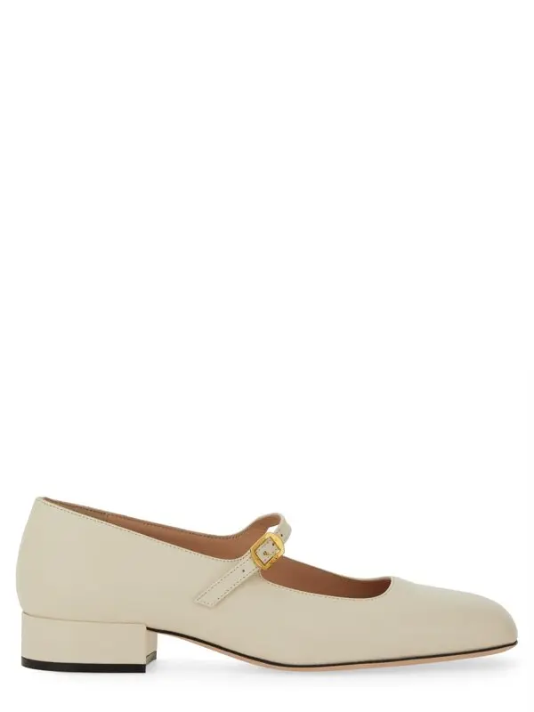 Bally Leather Mary Jane Pumps With Buckle Detail