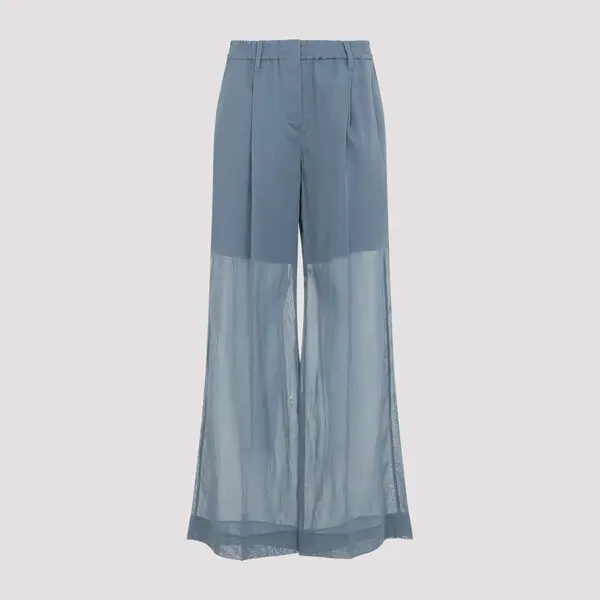 Brunello Cucinelli Light Knit Trousers For Spring Summer 26