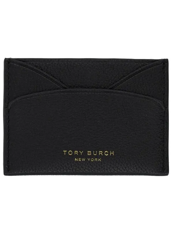 Tory Burch Elegant Leather Mini Wallet For - Black