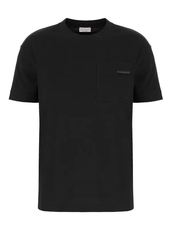 Brunello Cucinelli Pocket Embellished T-shirt