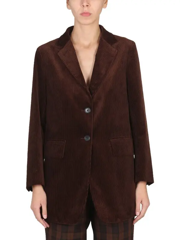 MARGARET HOWELL Corduroy Single-breasted Blazer