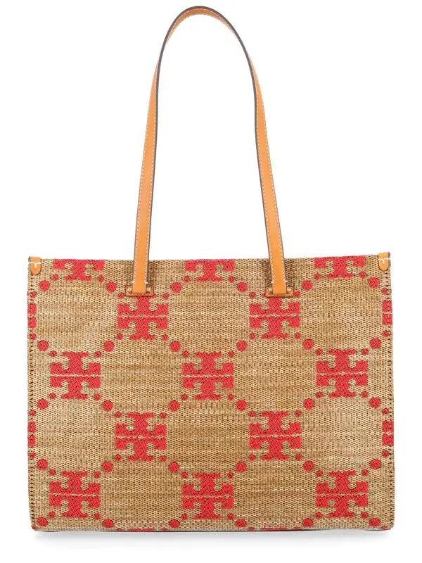 Tory Burch Straw Tote Bag 28 Cm X 36 Cm X 12 Cm