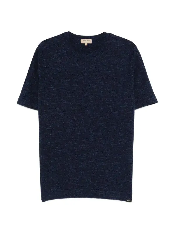 Woolrich Short-sleeved Knit T-shirt - Blue