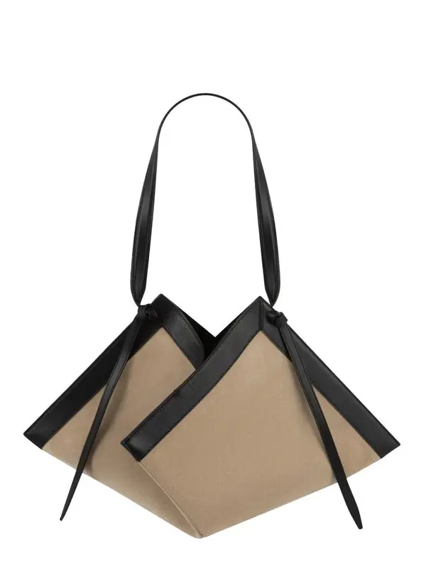 Yuzefi Wonton Tote Bag - Beige