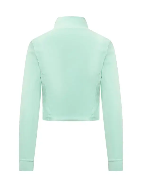 Casablanca Cropped Track Jacket With Logo Detailing - Mint