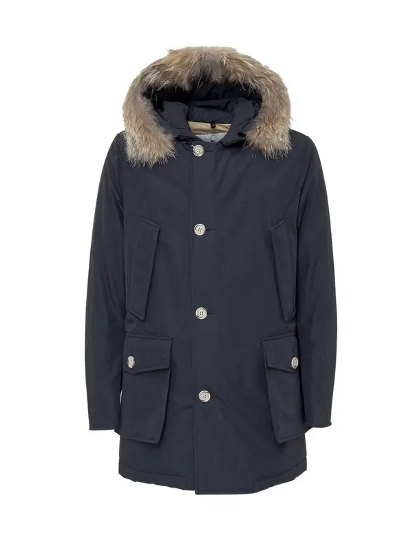 Woolrich Artic Mini Puffer Jacket With Hood - Blu