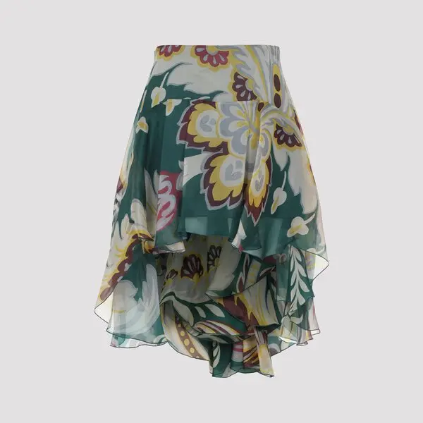 Etro Asymmetric Mini Skirt